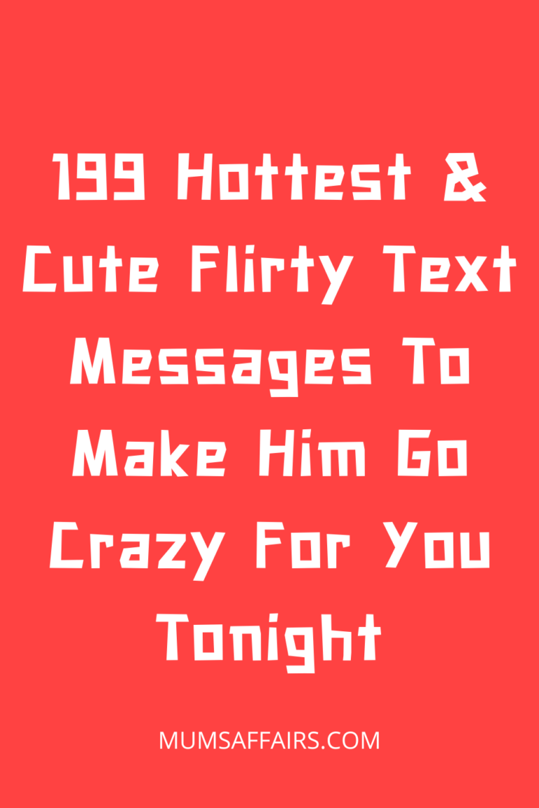 199 Hot & Cute Flirty Text Messages To Make Your Partner Crazy For You ...