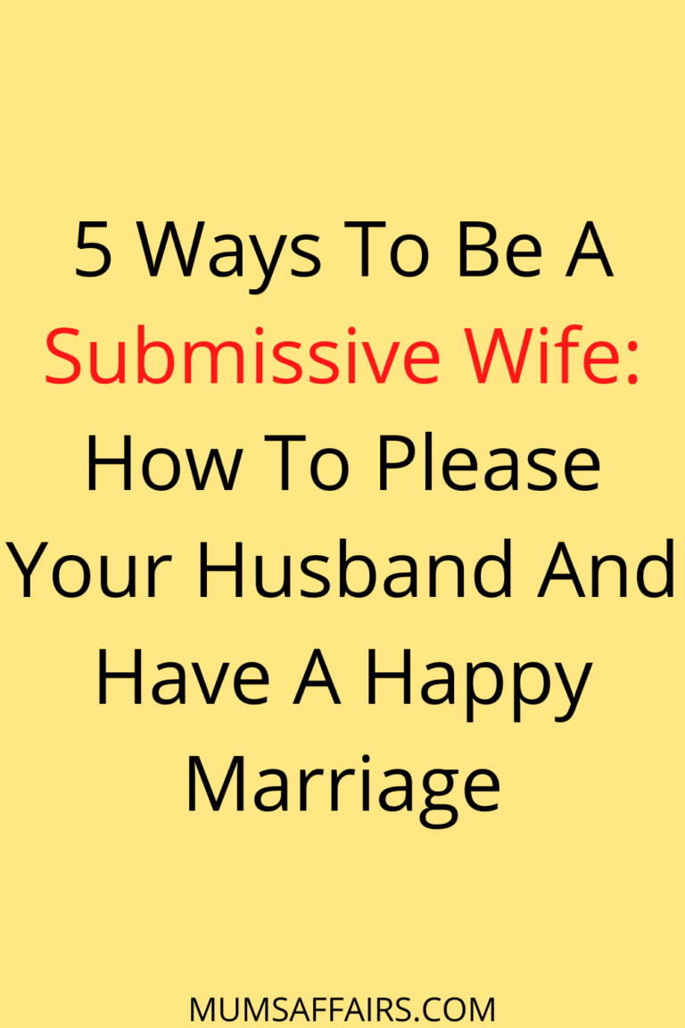 5 Ways To Be A Submissive Wife: How To Please Your Husband And Have A ...