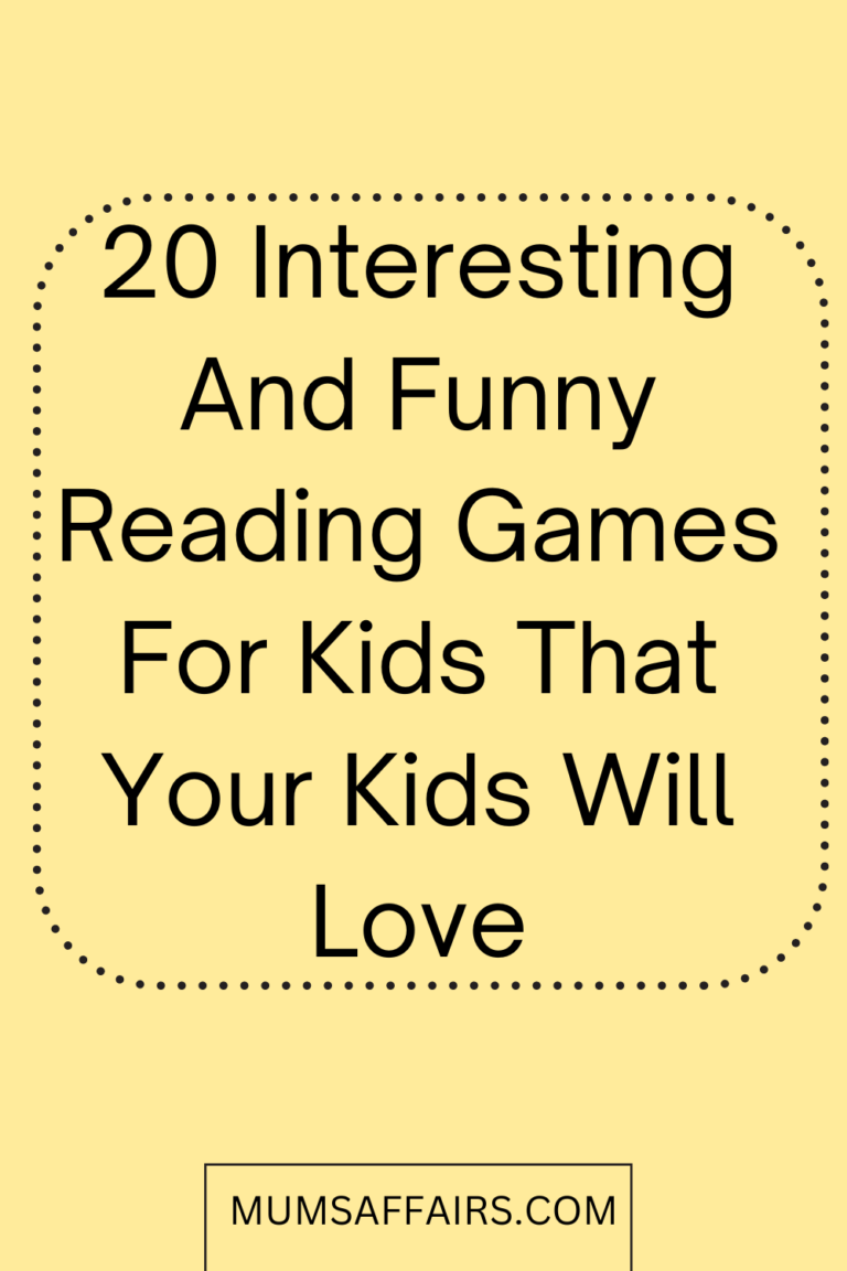 20 Interesting And Funny Reading Games For Kids That Your Kids Will ...