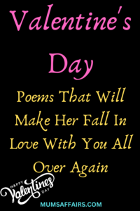 Valentine's Day Poems To Make Her Fall In Love With You - Mums Affairs